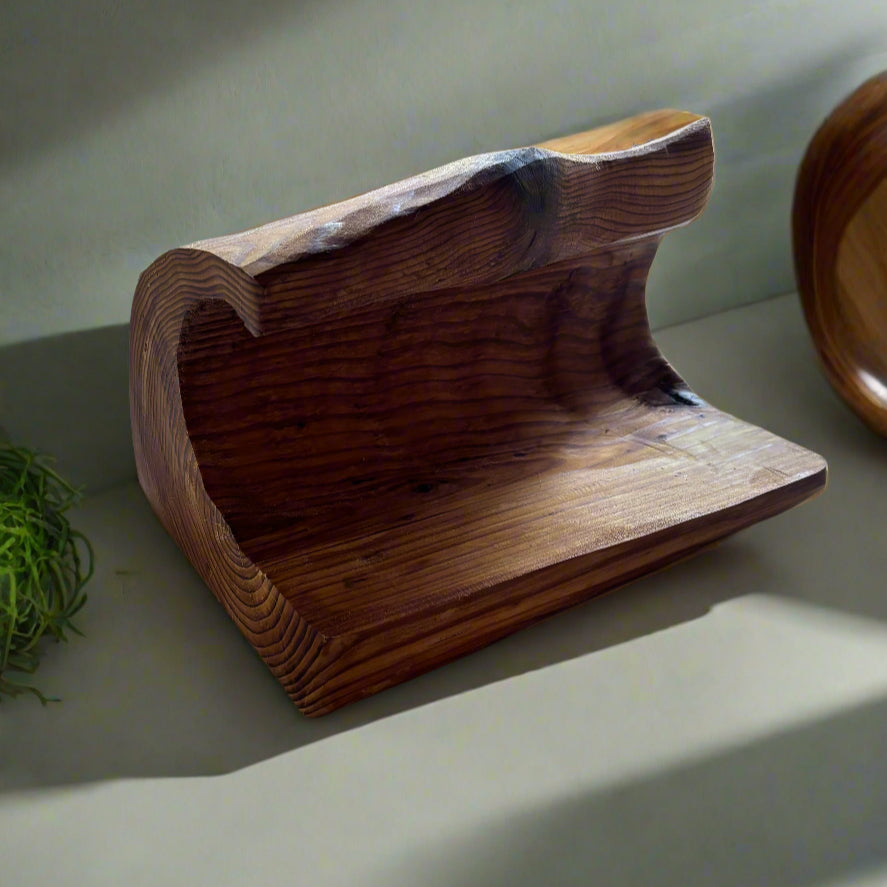 Cedar Wave Tabletop Art (Large) – Storm King Woodworks